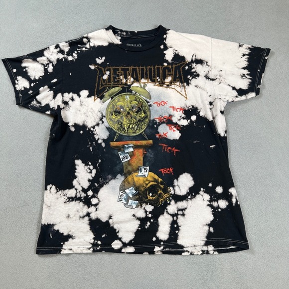 Metallica | Shirts | Metallica Band T Shirt Mens L Death Is Pain Tie ...